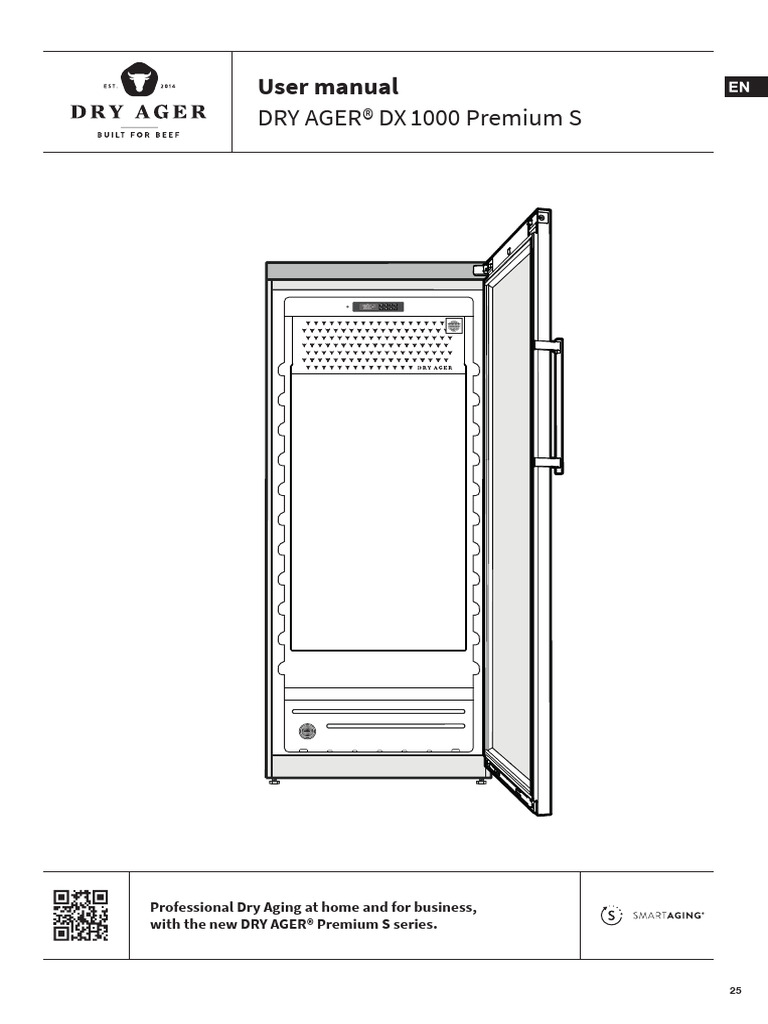 User Manual DryAger - DX1000 - PremiumS - ENG | PDF | Ac Power Plugs ...