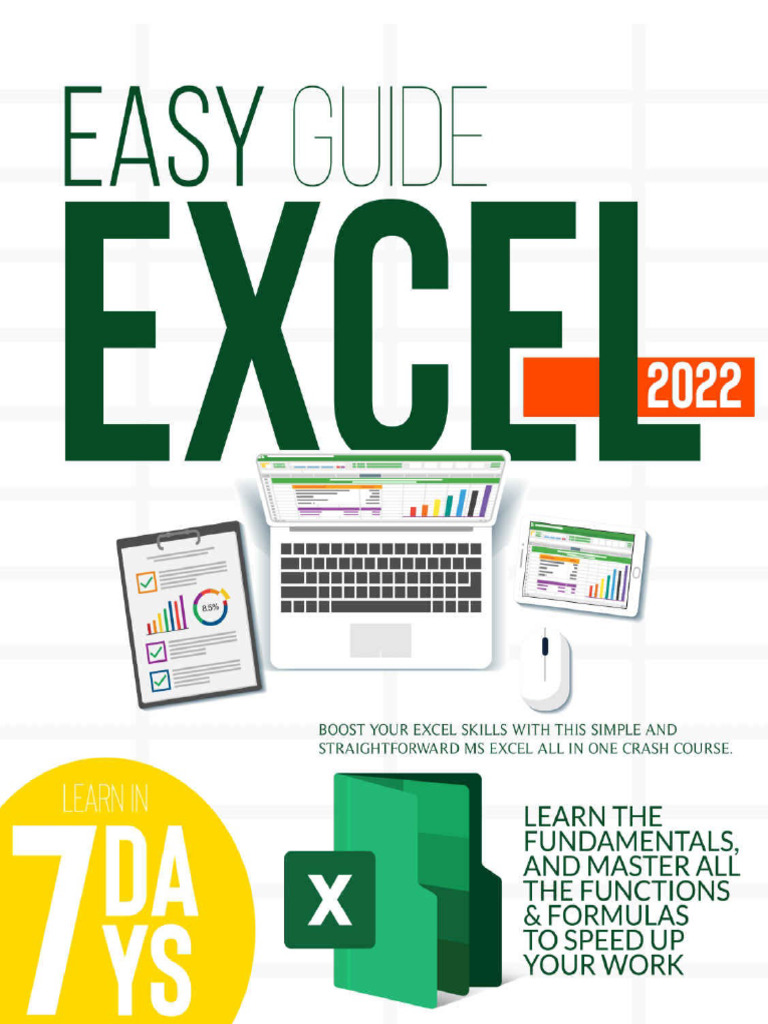 Easy Guide Excel 2022 Boost Your Excel Skills With This Simple and ...