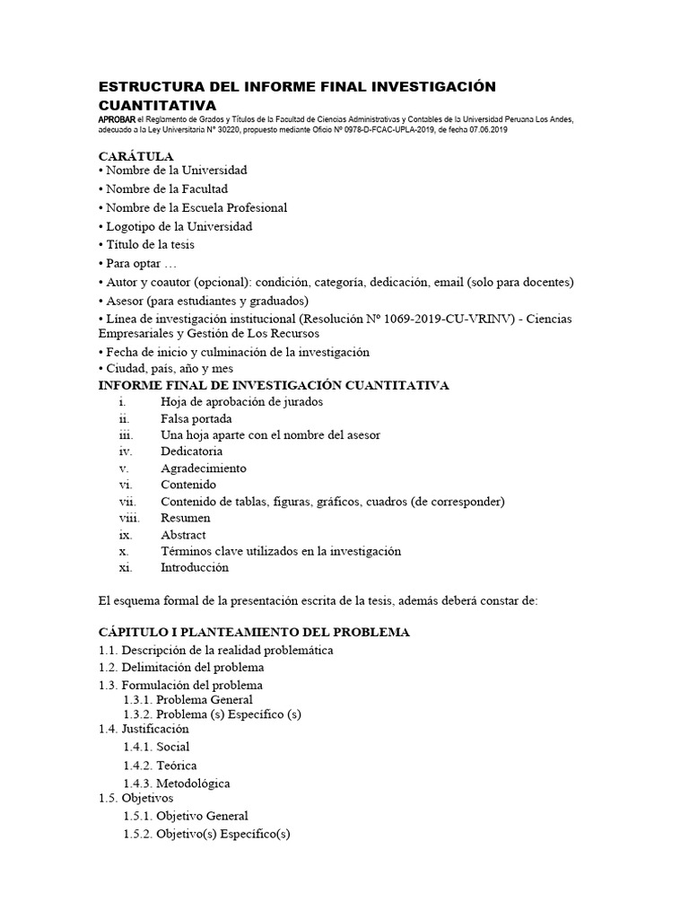Estructura Del Informe Final de Investigación | PDF | Evidencia | Science