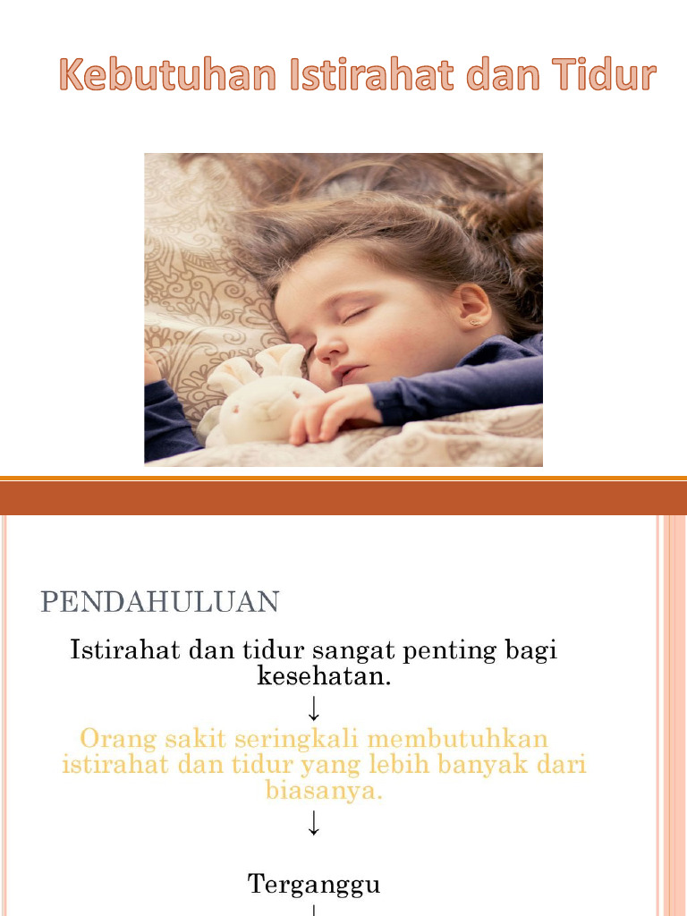 Kebutuhan Istirahat Dan Tidur | PDF