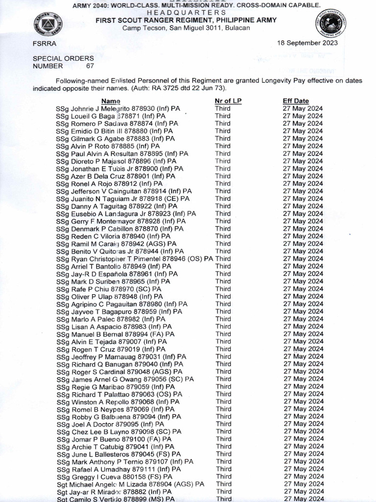 3rd Long Pay | PDF