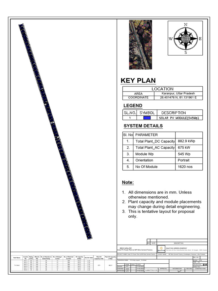 PV ARRAY LAYOUT - Tin Shed | PDF | Sustainable Technologies | Photovoltaics
