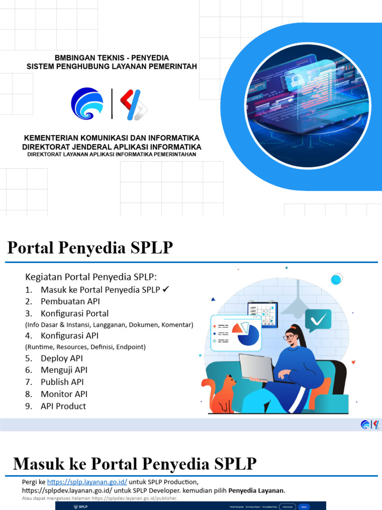 Panduan Portal Penyedia SPLP | PDF
