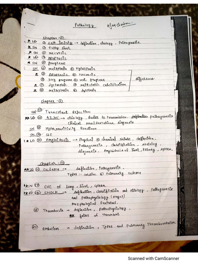 Pathology Important Mbbs | PDF