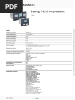Datasheet - Easergy P5 Protection Relays - P5F30 | PDF ...