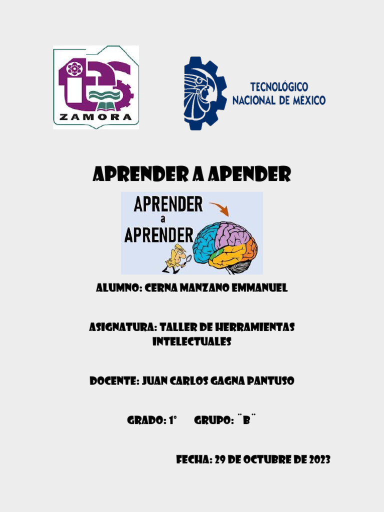 Aprender A Apender | PDF | Aprendizaje | Conocimiento