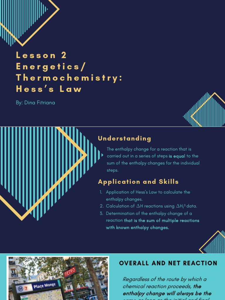 Hess's Law for Chemistry Students | PDF | Enthalpy | Continuum Mechanics
