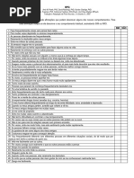 Borderline Personality Questionnaire | PDF | Autoajuda | Bem-estar