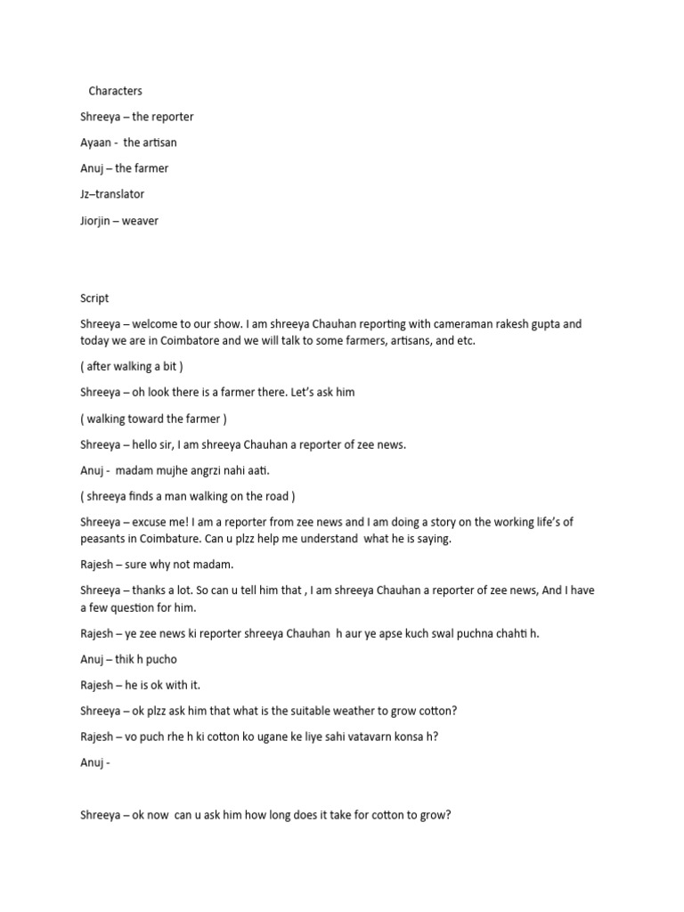 Geography Script | PDF | Weaving | Crafts