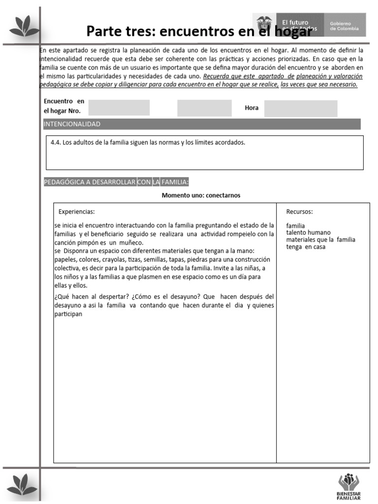 Planeacion Prac 4.4 Familiar | PDF