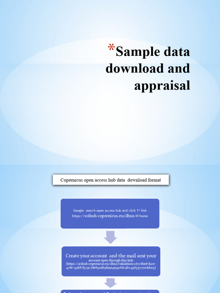 Sample Data Download and Appraisal | PDF