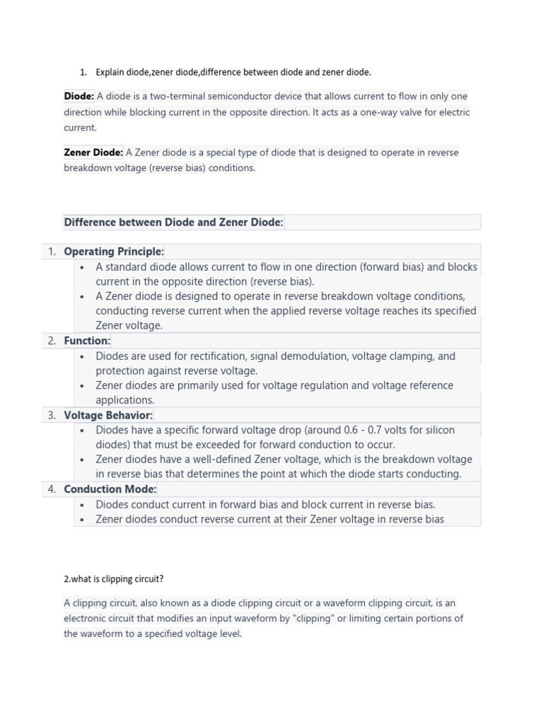 EEE Theory PDF | PDF | Diode | P–N Junction