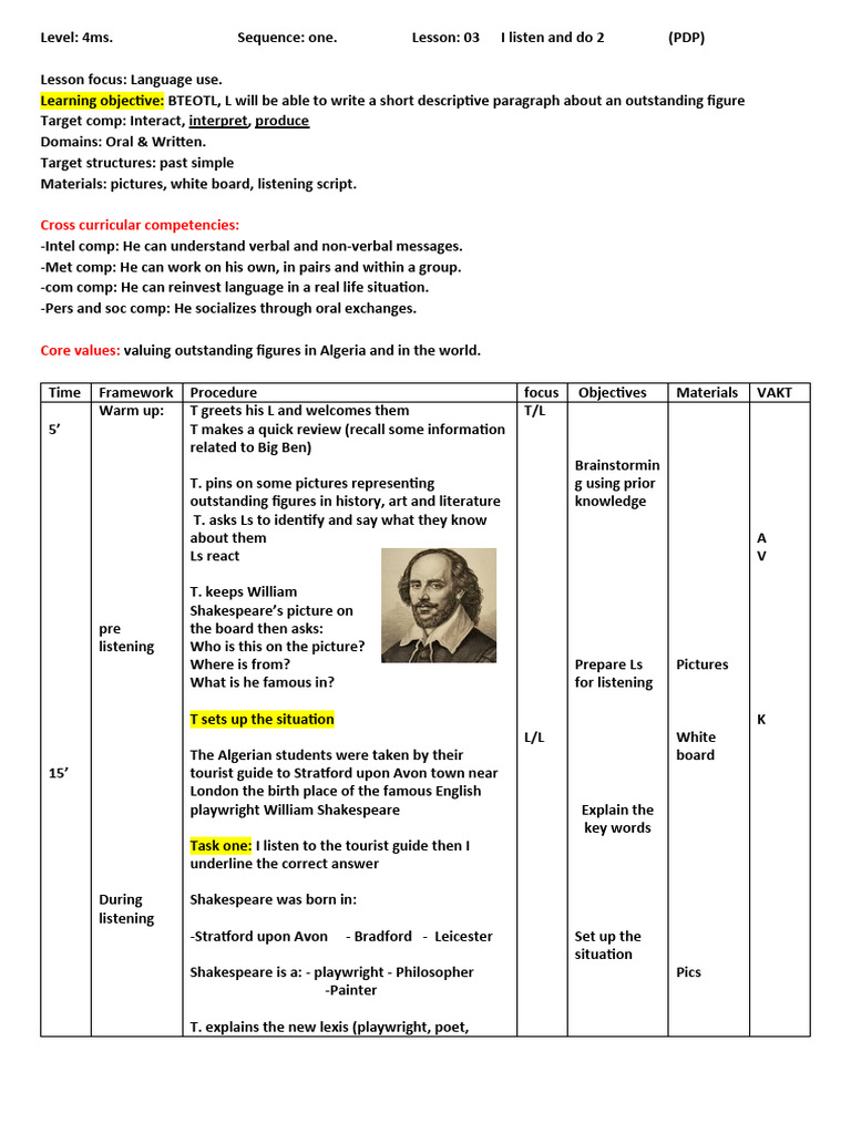 ms4 Seq 01 William Shakespeare | PDF | Human Communication | Cognitive ...