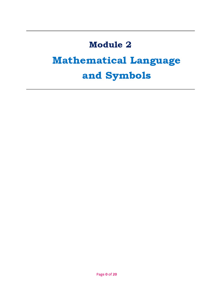 1s 2020 GEC-3-Modules-Week-1-6 M2 BAC1 | PDF | Mathematics | Thought