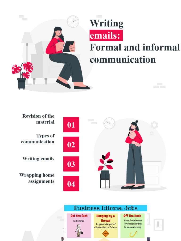 Writing Emails Formal and Informal Communication | PDF | Communication ...