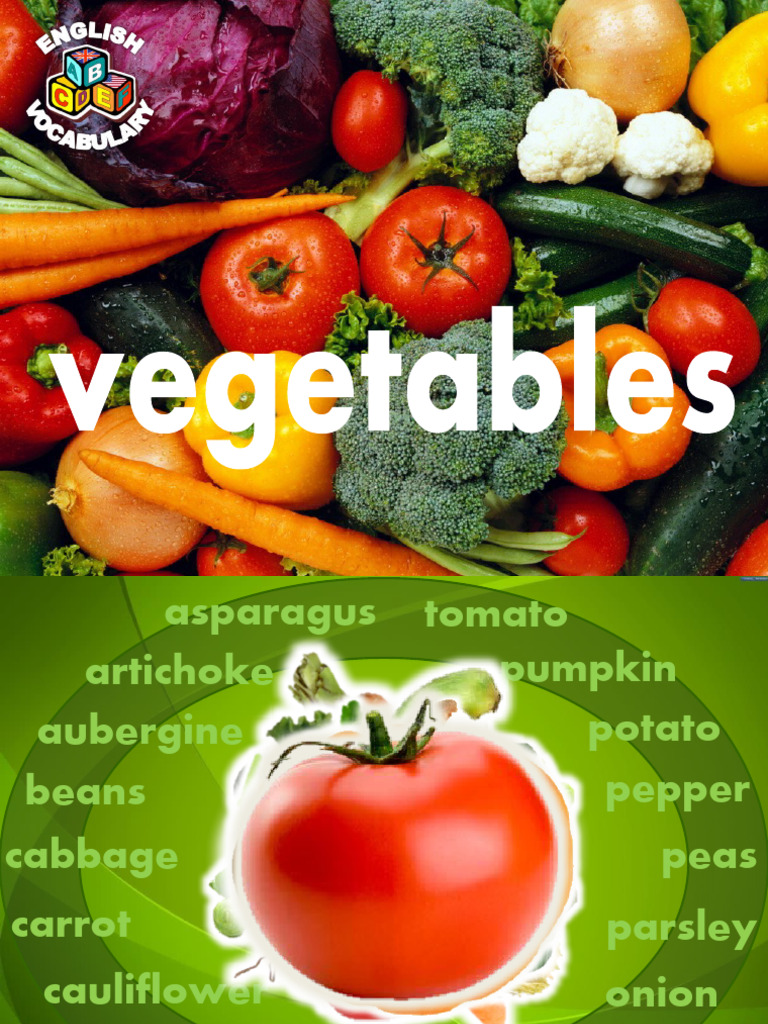 vegetables-ppt-flashcards-fun-activities-games | PDF | Tomato | Artichoke