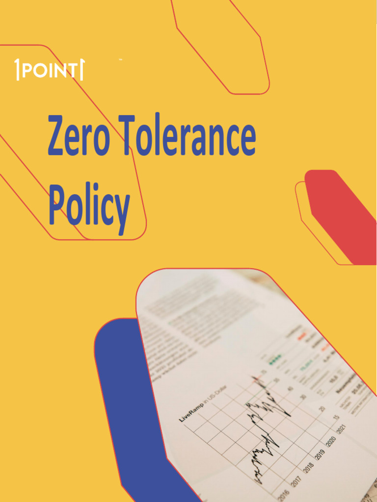 Zero Tolerance Policy | Download Free PDF | Employment | Confidentiality