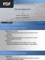 PLS CADD Stepwise Guideline | PDF | Computer File | Parameter (Computer Programming)