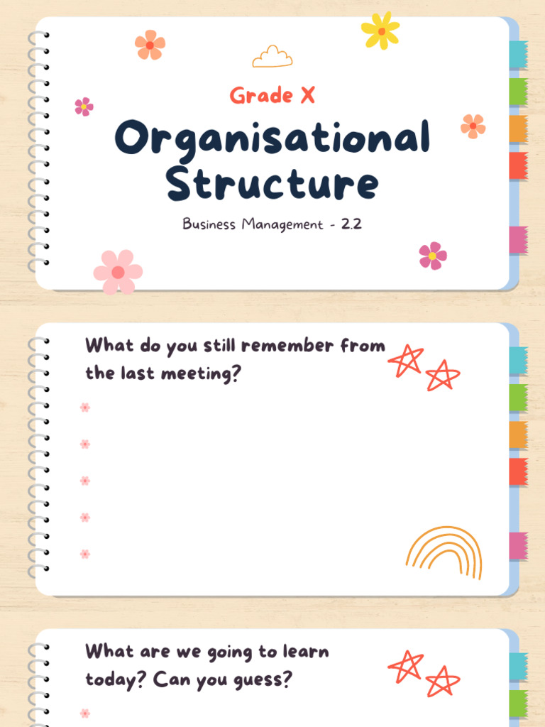2.2. Organizational Structure - X | PDF
