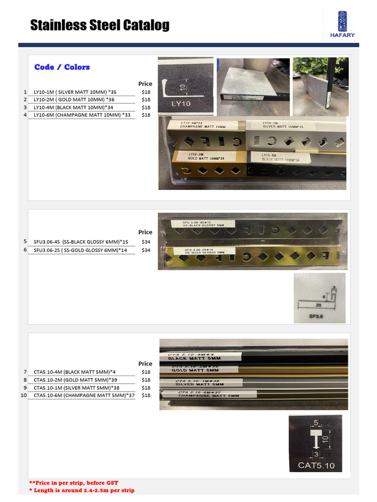 Stainless Steel Catalog | PDF