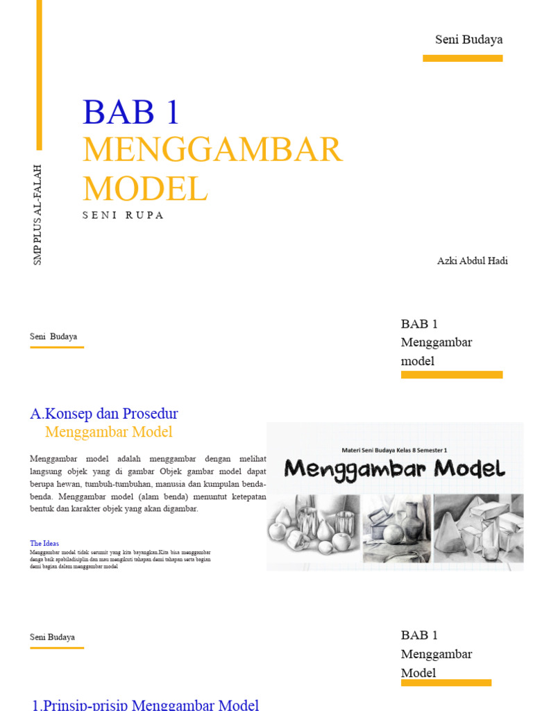 Teknik Menggambar Model Seni Rupa | PDF