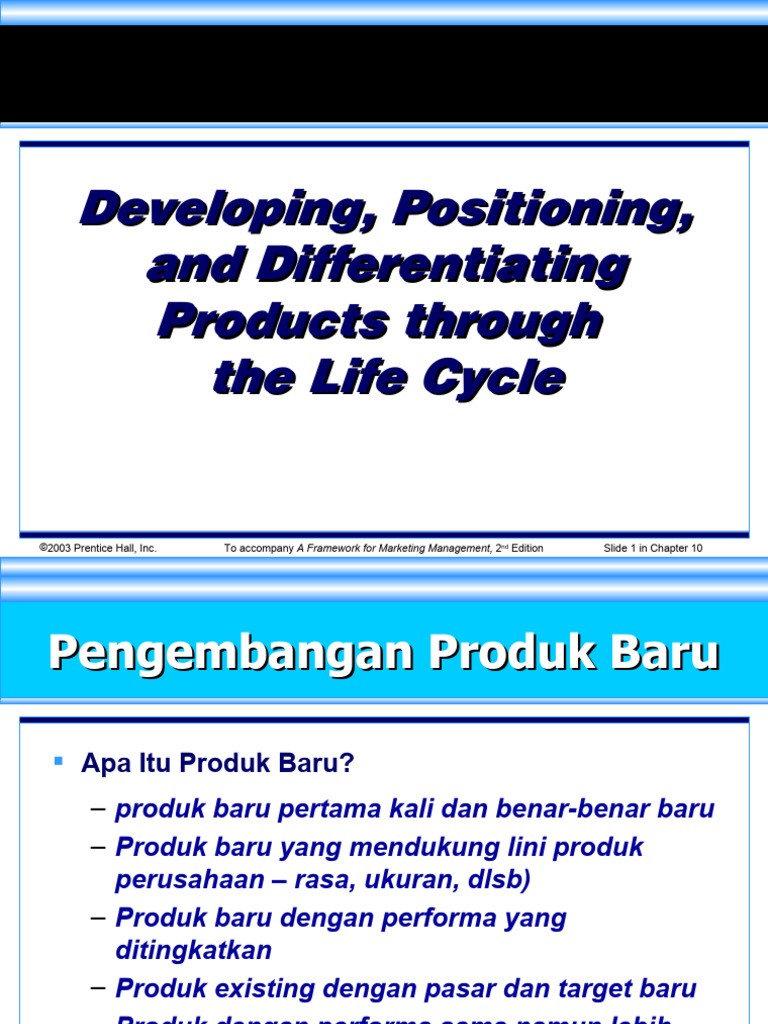 Pengembangan Produk Baru Dan Positioning | PDF