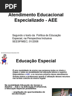 MODELO DE Plano de AEE atualizado 2025 | PDF | Comunicação | Pedagogia