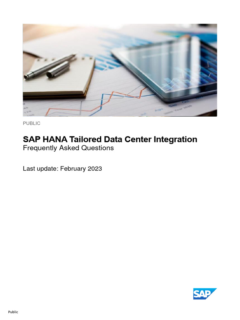 2023 Sap Hana Tdi Faq Pdf Central Processing Unit Data Center