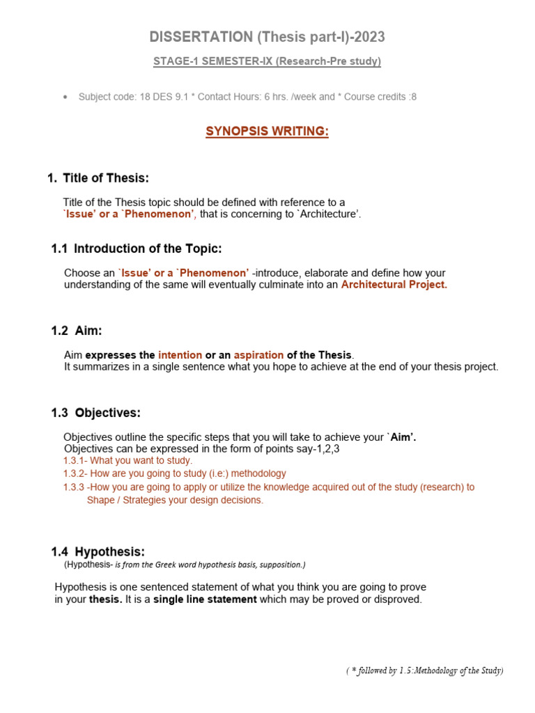 Thesis Intro 2023 | PDF | Thesis | Methodology