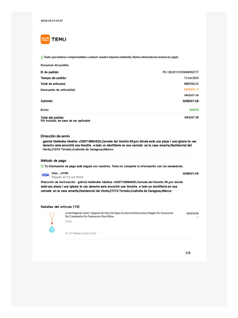 Temu Web Document | PDF