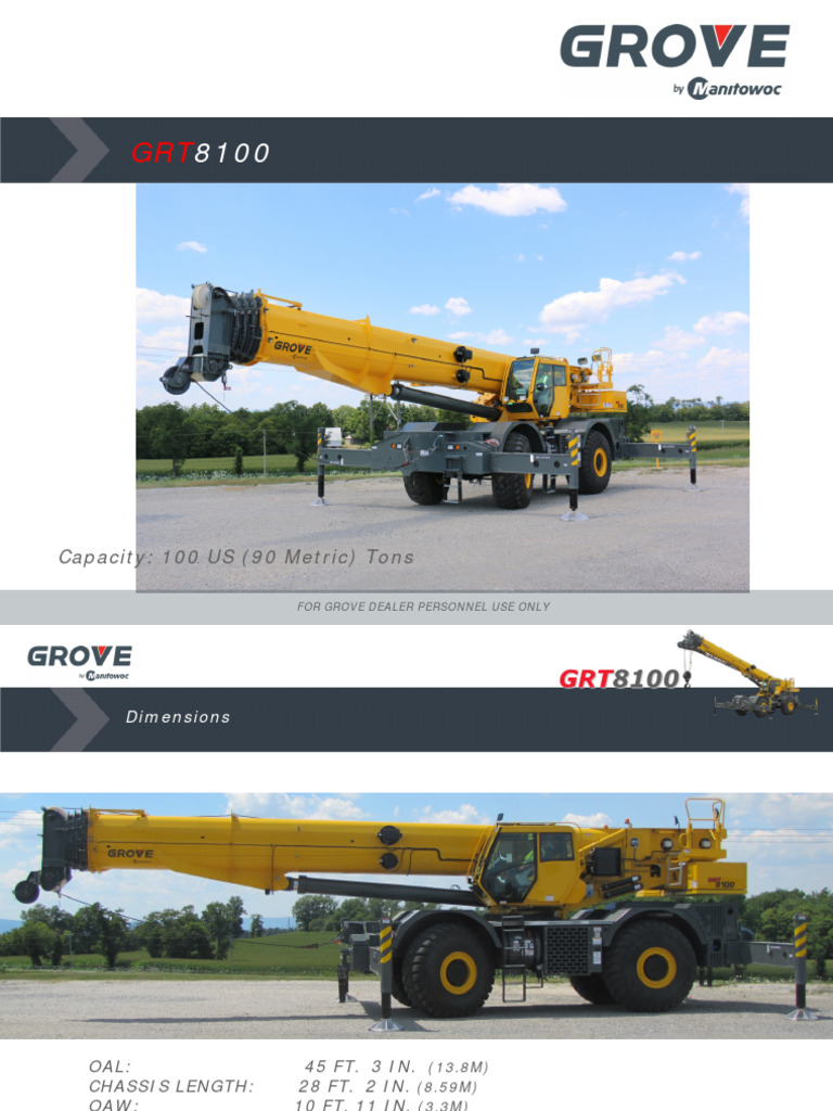 GRT8100 Final Imperial Product Presentation (12-10-15) | PDF | Crane (Machine) | Menu (Computing)