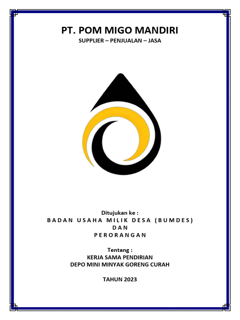 Proposal Usaha Pomigo 2 | PDF