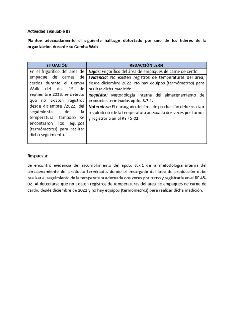 Actividad Evaluable #3 | Descargar gratis PDF | Auditoría | Business