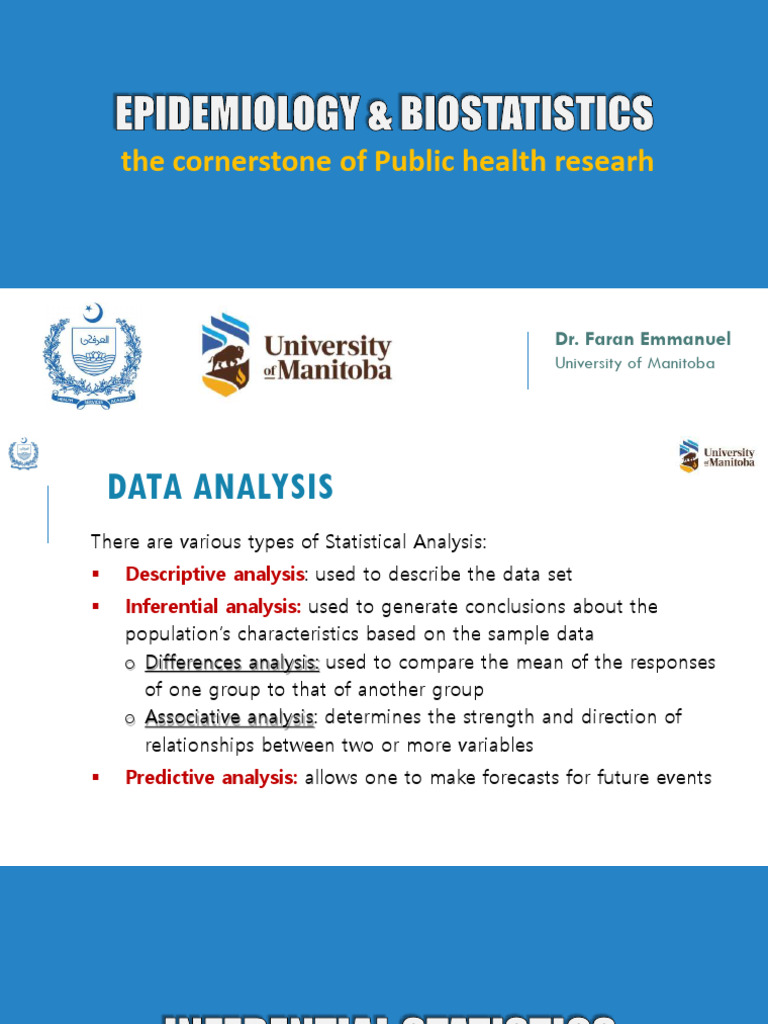 Share Lecture 2 by Dr. Faran (Applied Epidemiology and Biostatistics ...