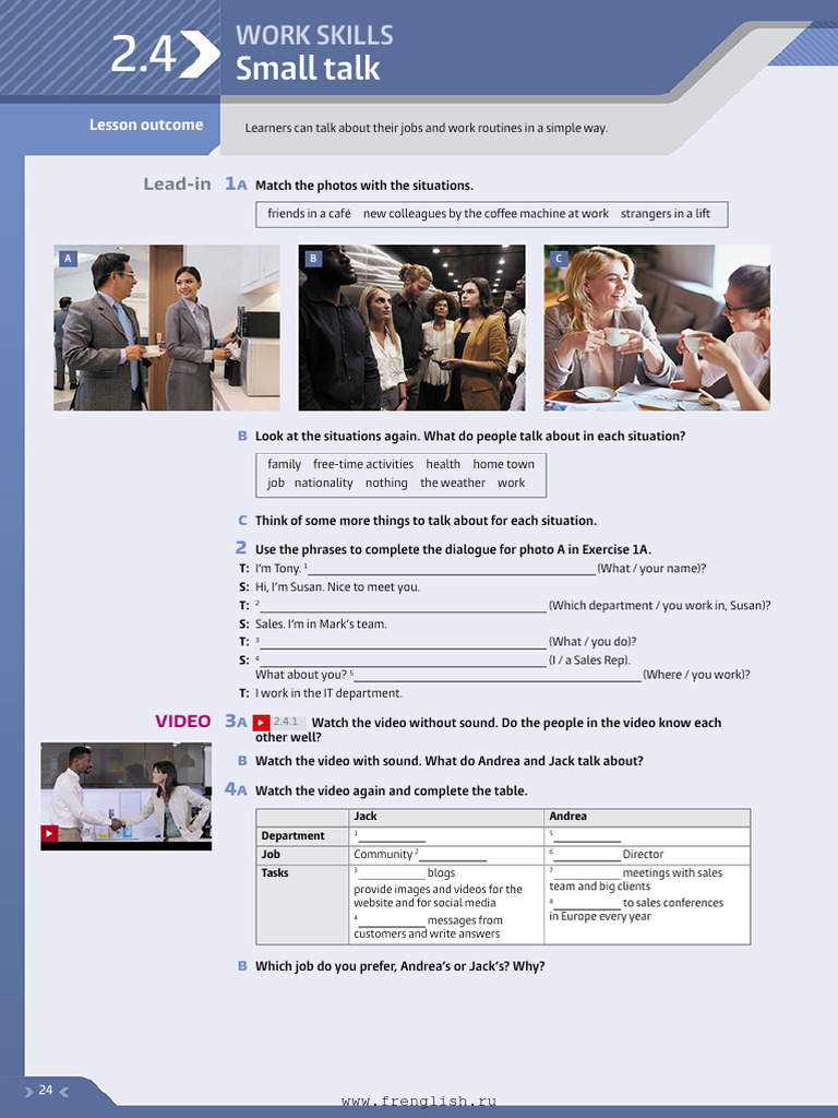 Speaking Revision LEVEL A1 | PDF