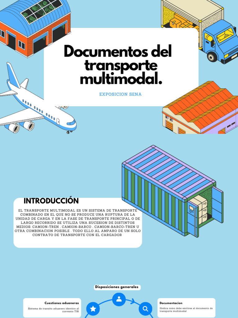 Documentos Del Transporte Multimodal. | PDF | Logística | Transporte de mercancías