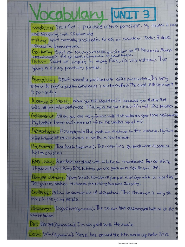 Summary Unit 3 | PDF