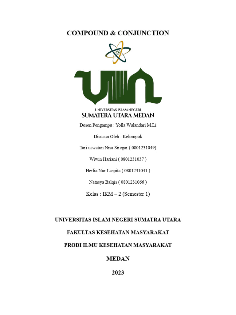 Pengertian dan Contoh Compound Noun | PDF