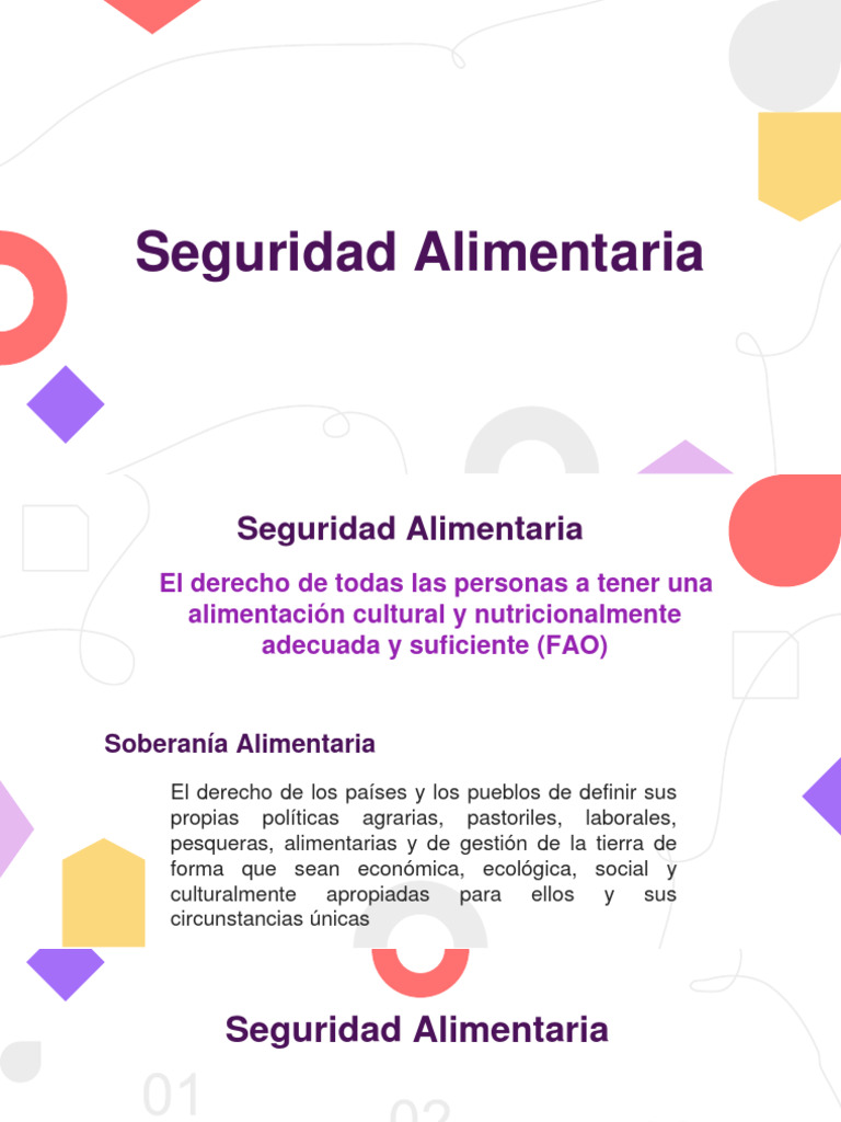 Seguridad Alimentaria | PDF | Seguridad alimentaria | Alimentos