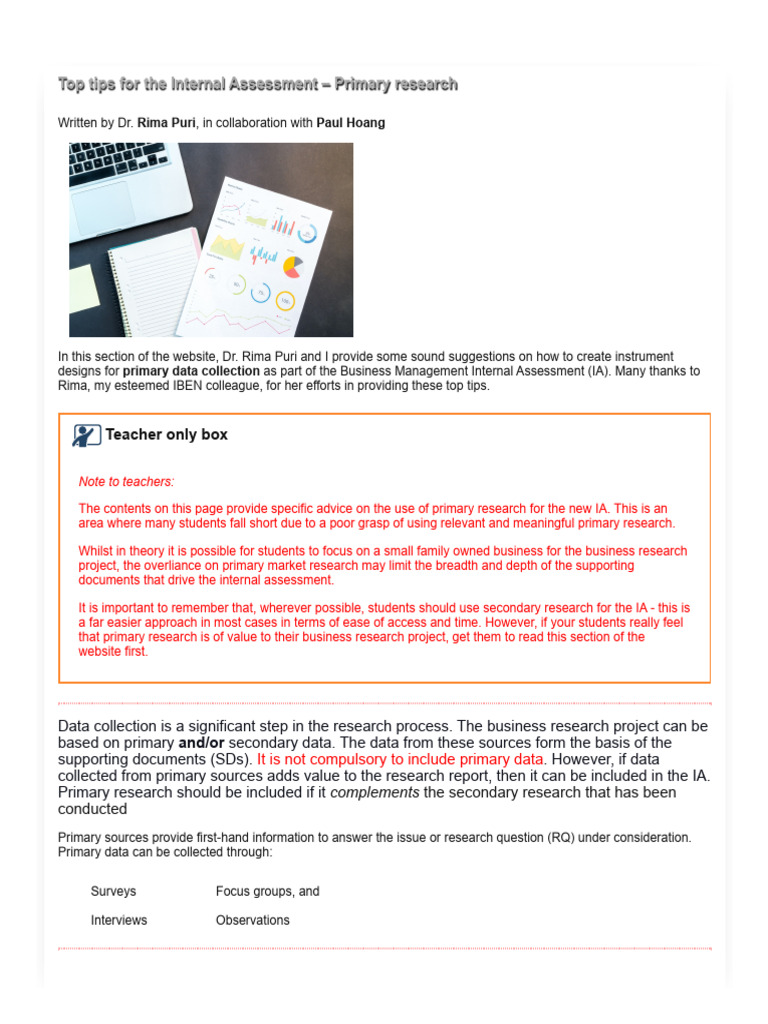 Tips For Primary Research | PDF | Qualitative Research | Focus Group