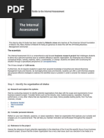 IB Mastery BM IA Guidance | PDF