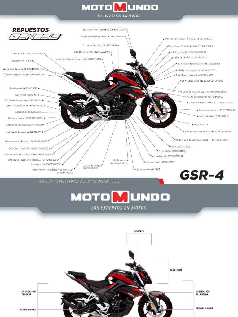GSR 4 | PDF | Motor de combustión interna | Carros deportivos