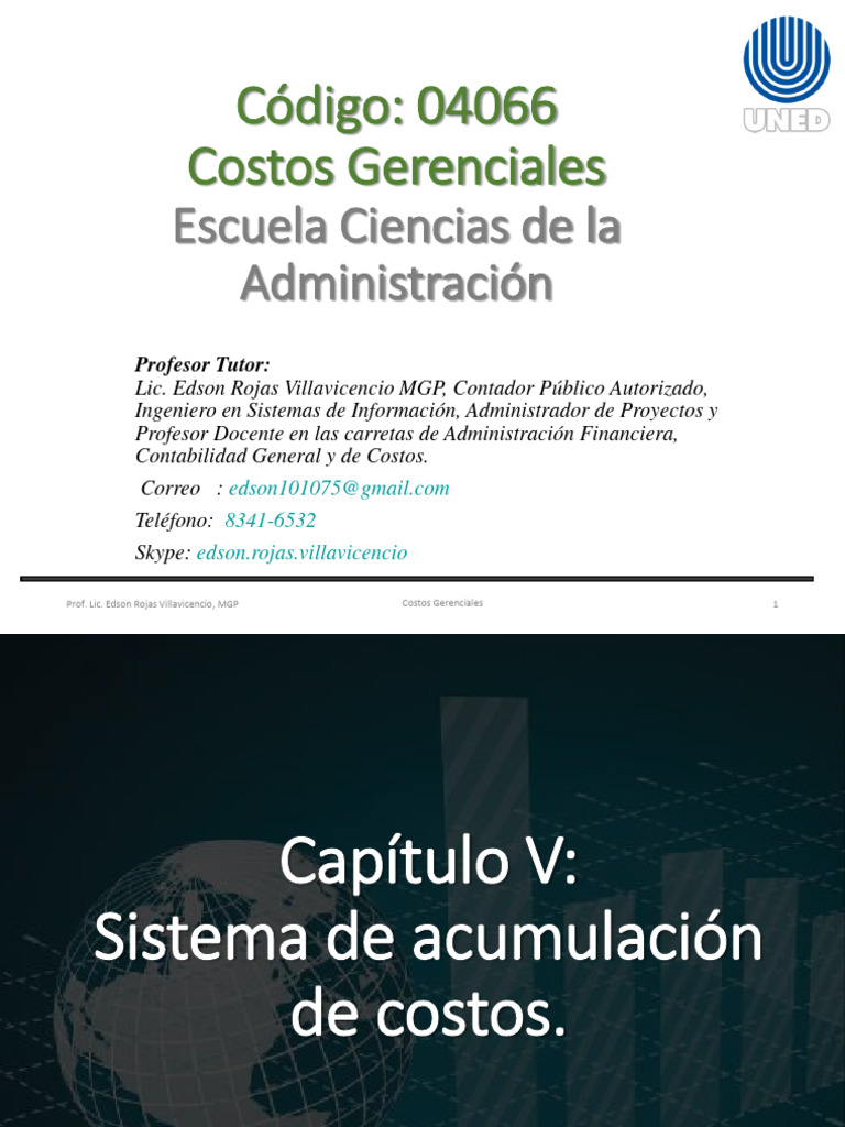 Presentación - Capitulo No.05 | PDF | Inventario | Contabilidad