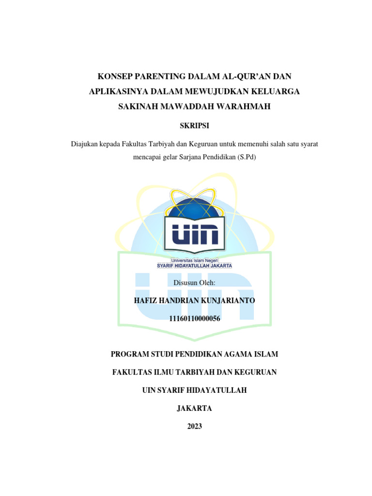 Konsep Parenting Dalam Al Quran | PDF | Kesehatan Holistik