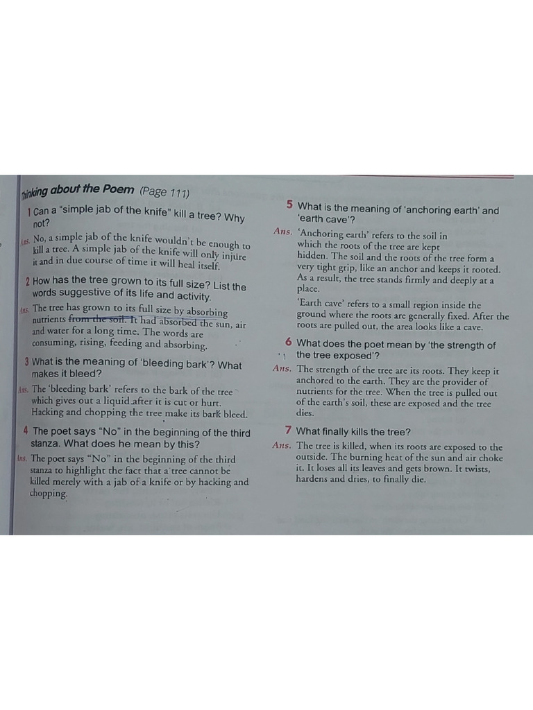 On Killing A Tree | PDF