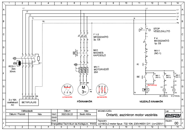 Rajz - Öntartó Vezérlés | PDF