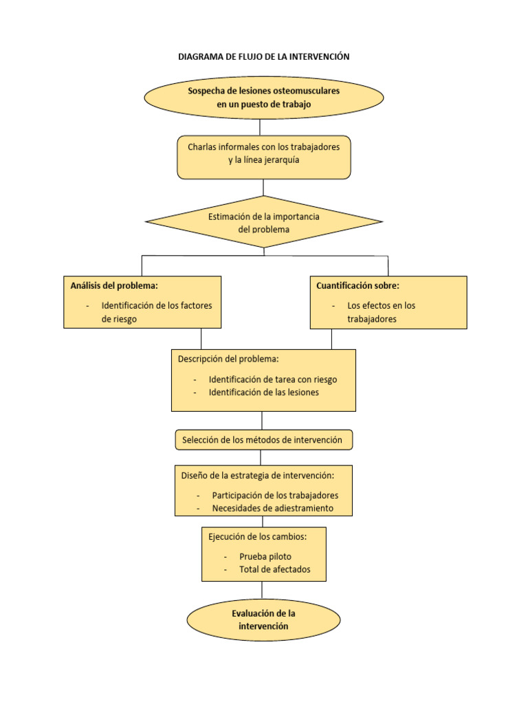 DIAGRAMA DE FLUJO DE LA INTERVENCIÓN | PDF