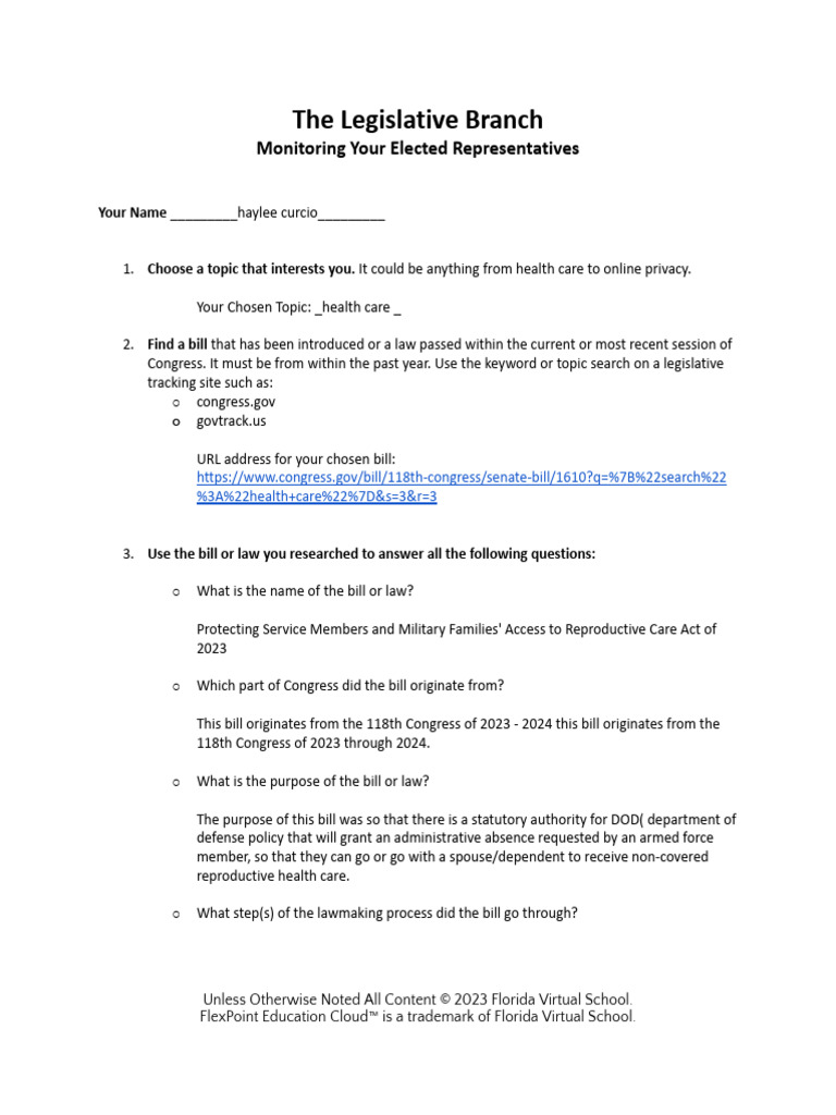 2.02 The Legislative Branch | PDF | United States Congress | American ...