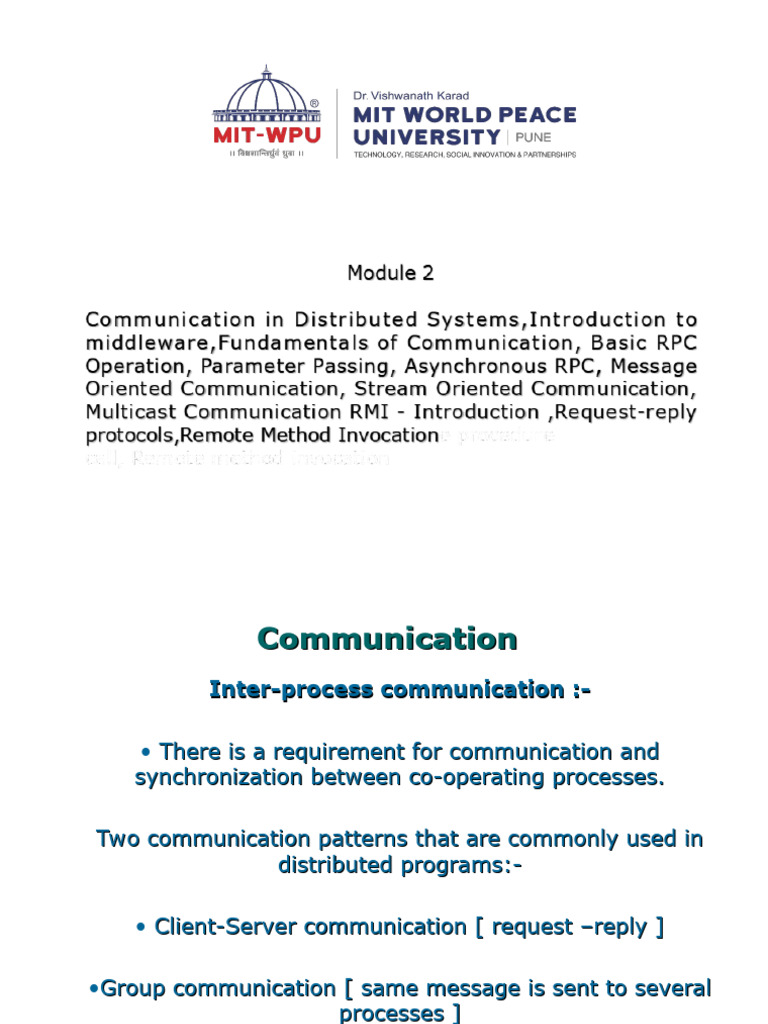 Dc Module2 Pdf Transmission Control Protocol Port Computer Networking
