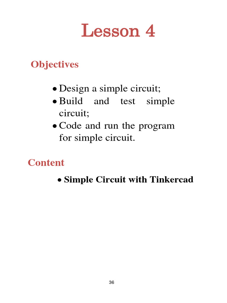 Lesson 4 CP Robotics Revised | PDF | Electrical Network | Arduino